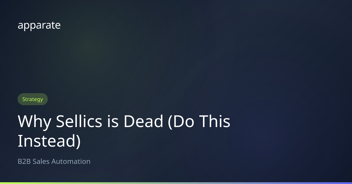 Why Sellics is Dead (Do This Instead) | Apparate Blog